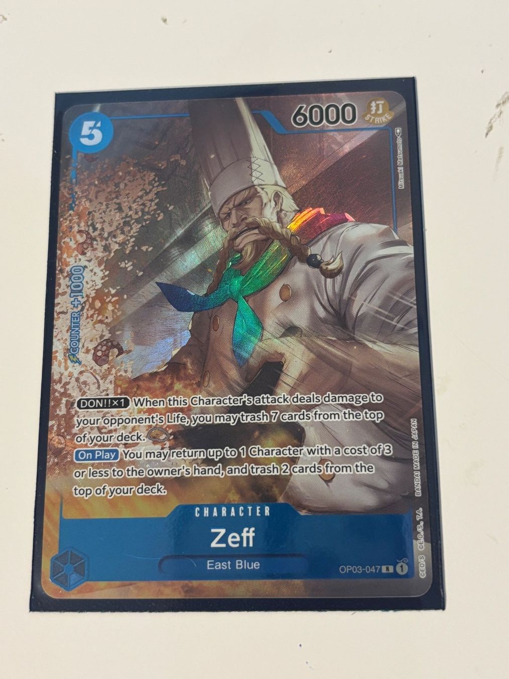 One Piece TCG Zeff English (Neu (gemäss Beschreibung)) in Widnau für ...