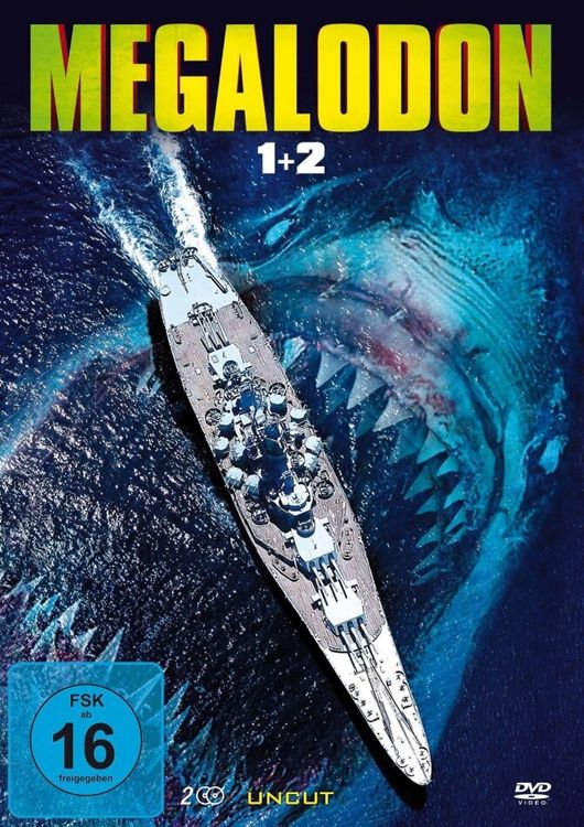Megalodon 1+2 🦈/UNCUT/2-DVDs/Michael Madsen/Tom Sizemore (Neu (gemäss ...