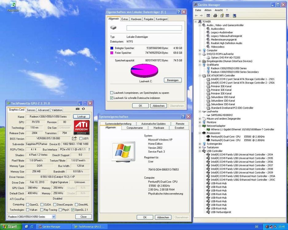 Tower PC E5500 2.8GHz mit Windows XP | Kaufen auf Ricardo