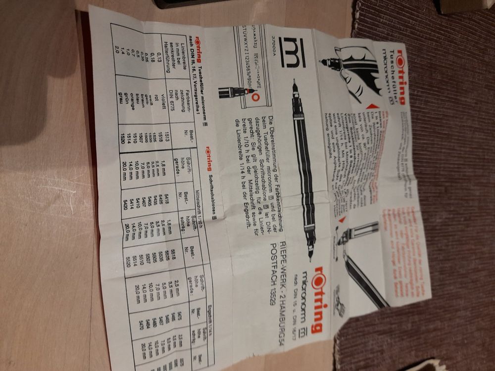 Rotring Tuschefüller micronorm | Kaufen auf Ricardo