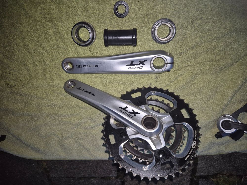 Shimano XT M770 Kurbel 3fach inkl Trettlager (Gebraucht) in Ammerswil AG für CHF 39 – mit ...