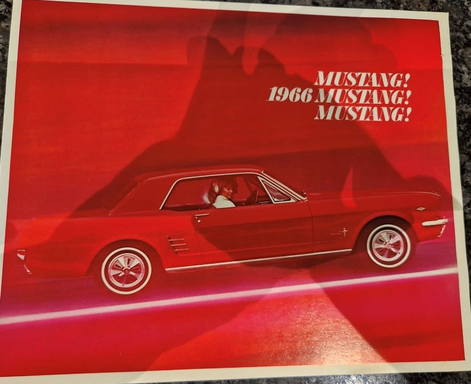 Oldtimer MUSTANG Prospekt | Kaufen auf Ricardo