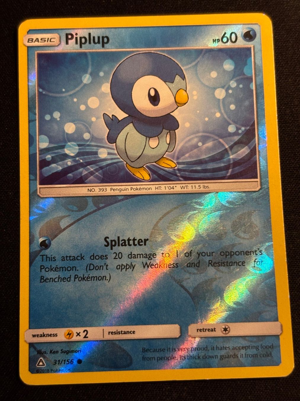 Pokemon Piplup - Ultra-Prism 31/156 - English (D'occasion) à Bern pour ...