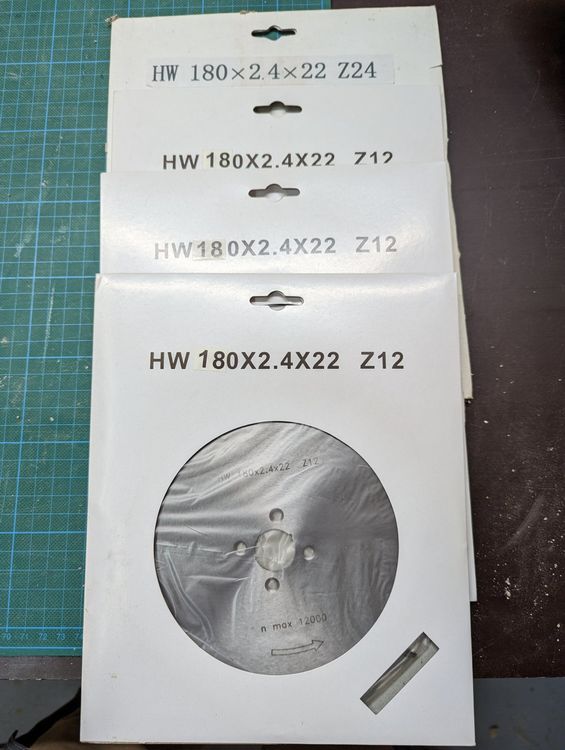 Sägeblätter 180x2.4x22 Z12 / Z24 | Kaufen auf Ricardo