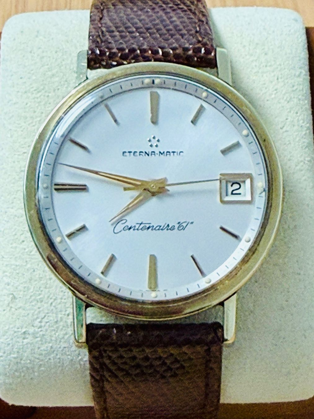 ETERNA-MATIC CENTENAIRE 61 VINTAGE HERREN UHR MEGA RAR (Gebraucht) in ...