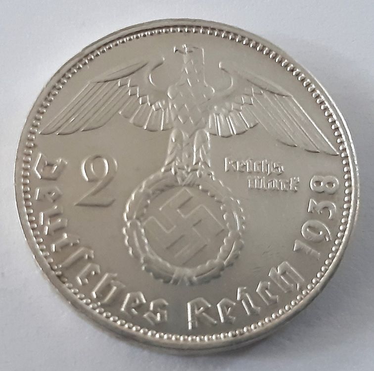 Deutsches Reich - 2 Reichsmark 1938 E (Gebraucht) in Ebikon für CHF 8 – mit Lieferung auf ...
