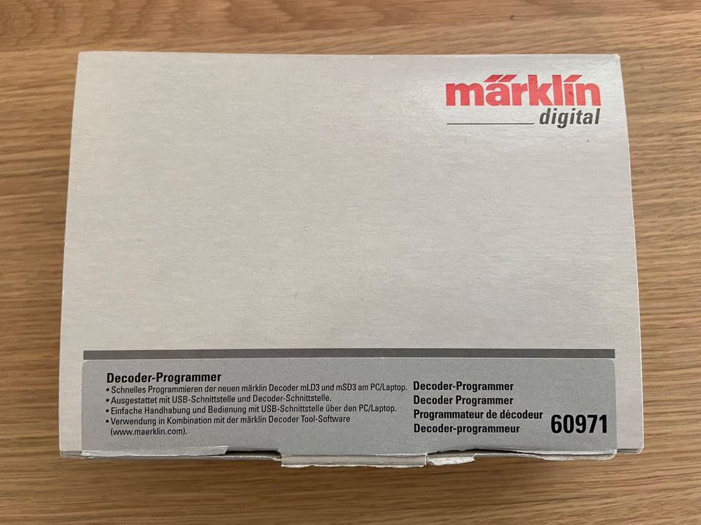 Märklin 60971 - Decoder-Programmer (gebraucht) (Gebraucht) in Bubikon für CHF 27 – mit Lieferung ...