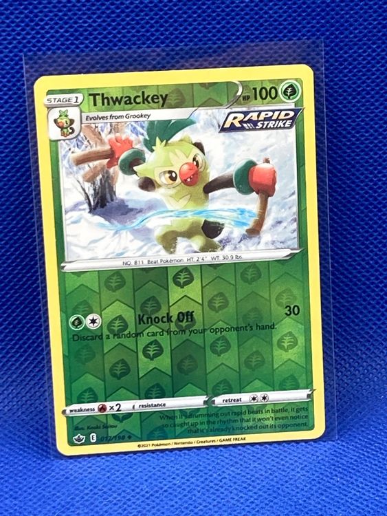 Pokemon Chilling Reign / Thwackey 017 / 198 EN Reverse Ho | Kaufen auf ...