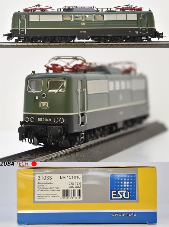 ESU 31033 E-Lok BR 151 DB H0 WS/GS OVP (Gebraucht) in St. Gallen für CHF 339.5 – mit Lieferung ...