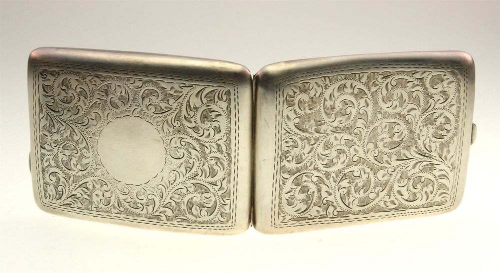 Zigarettenetui 925 Silber Jugendstil | Kaufen auf Ricardo