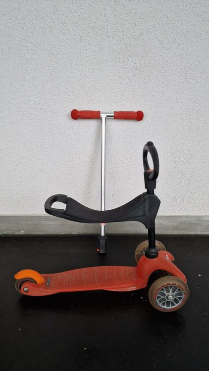 MICRO Mini Scooter Trottinette 3-in-1 rot | Kaufen auf Ricardo
