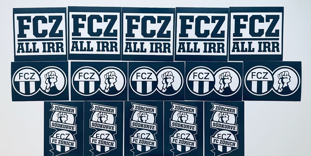 FCZ Südkurve Sticker 15 Stück Fussball (Gebraucht) in Hermetschwil ...