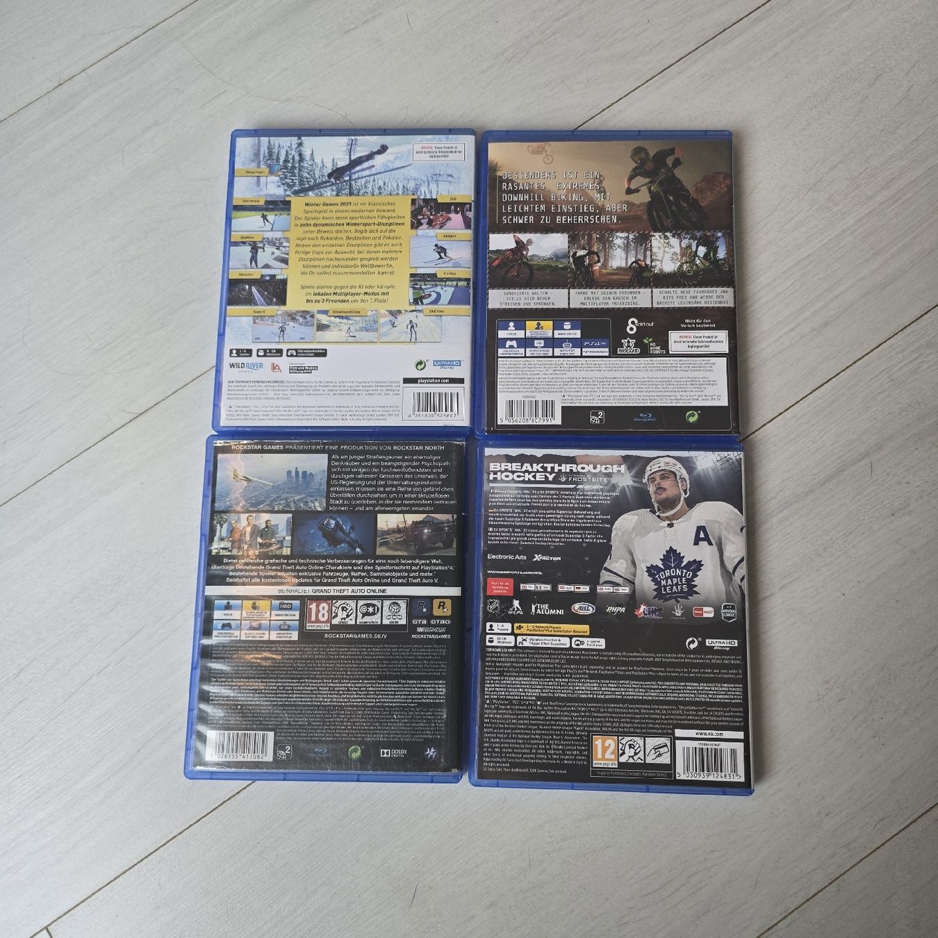 4 verschiedene Spiele für PS4 und PS5 - A Post gratis (Gebraucht) in ...