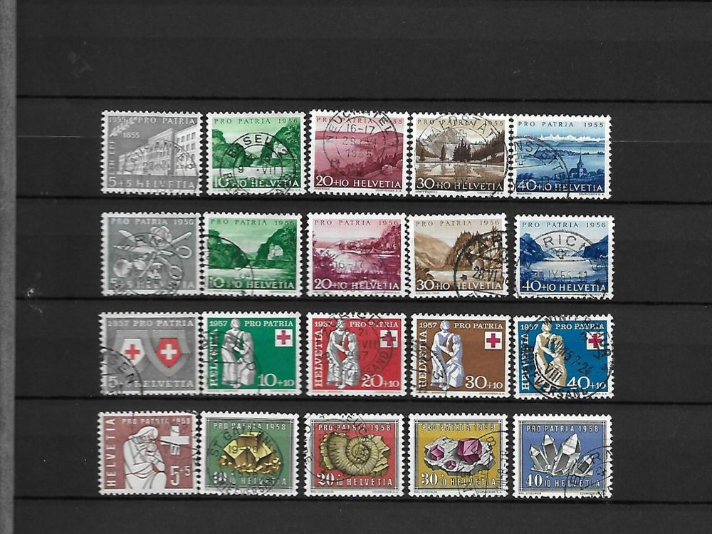 PP gest. 1955 - 1958 Kat: CHF 100.- (Gebraucht) in Basel für CHF 2 – mit Lieferung auf Ricardo ...