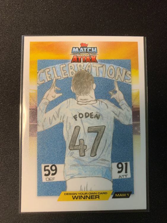 Topps Match Attax 25/26 Design your own Card Winner MAW1 (Neu (gemäss ...