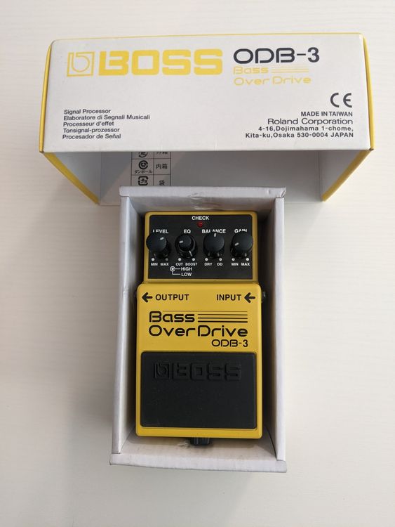 BOSS Pédale d'effet compacte Bass Over Drive ODB-3 | Kaufen auf Ricardo