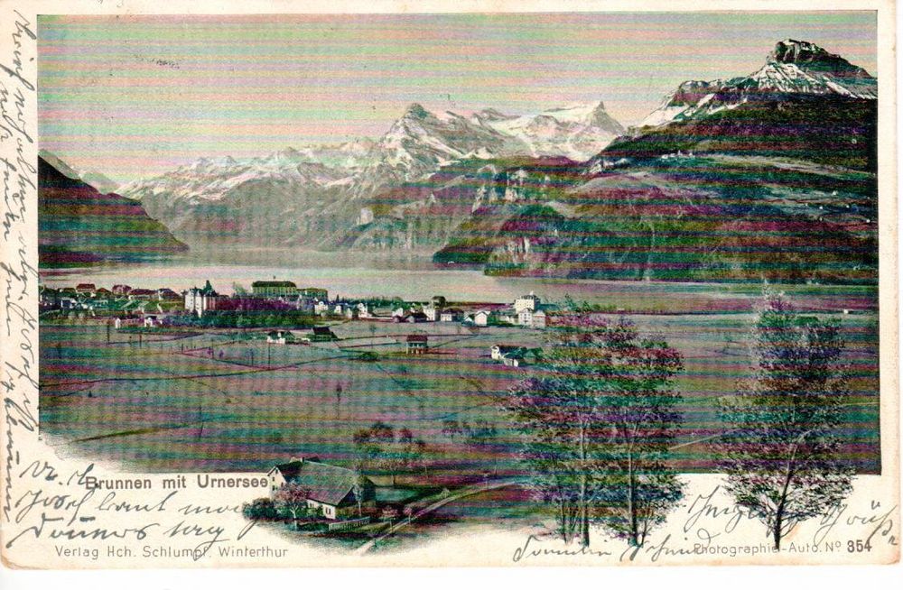 Brunnen mit Urnersee 1922 (Gebraucht) in Wolhusen für CHF 8 – mit Lieferung auf Ricardo kaufen
