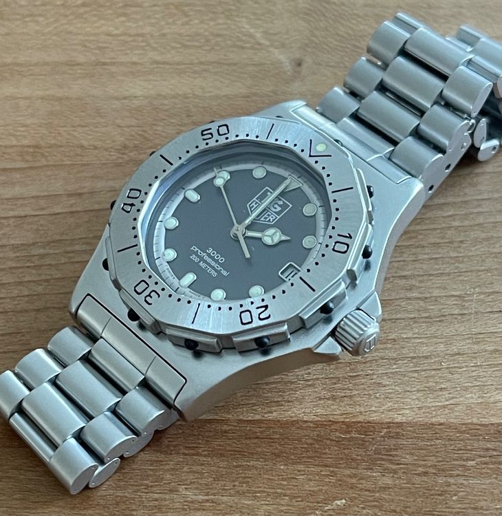 1986 Vintage TAG Heuer Professional 3000 200m Ref. 932.213 (Gebraucht) in Embrach für CHF 1790 ...