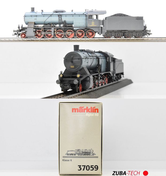 Märklin 37059 Dampflok Klasse K K.W.St.E WS Digital mit OVP | Kaufen ...