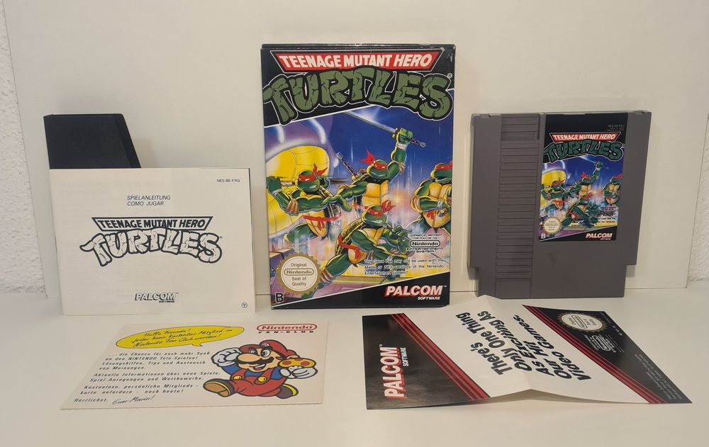 TEENAGE MUTANT HERO TURTLES - CIB / Pal B Nintendo NES (Gebraucht) in ...