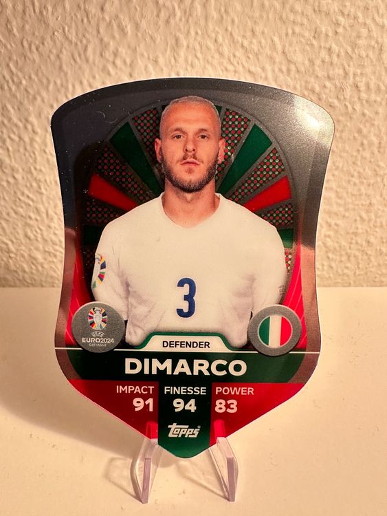 Dimarco Chrome Shield Karte EURO 2024 Topps Match Attax ITA (Gebraucht) in Elgg für CHF 5 – mit ...