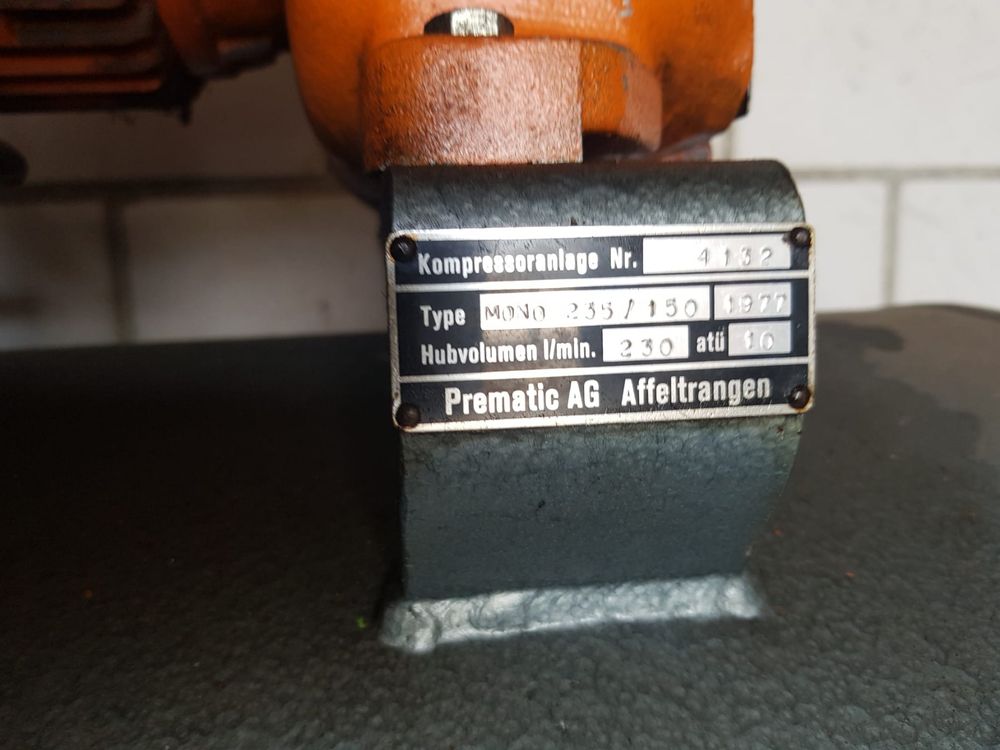 Kompressor Prematic Mono 235/150 | Kaufen auf Ricardo