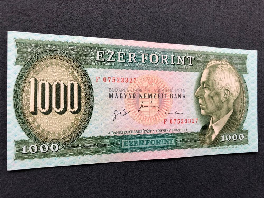 Budapest 1996 - Ungarn - 1000 Forint (Gebraucht) in Pfäffikon SZ für CHF 11 – mit Lieferung auf ...