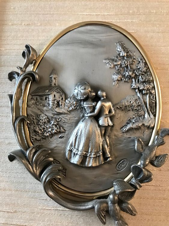 Tableau bas-relief étain encadré (Neu (gemäss Beschreibung)) in ...