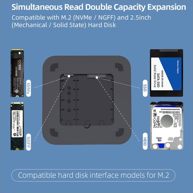 Mac Mini NVMe M.2 Sata Docking Intel M2 M1 SSD Studio HUB | Kaufen auf ...