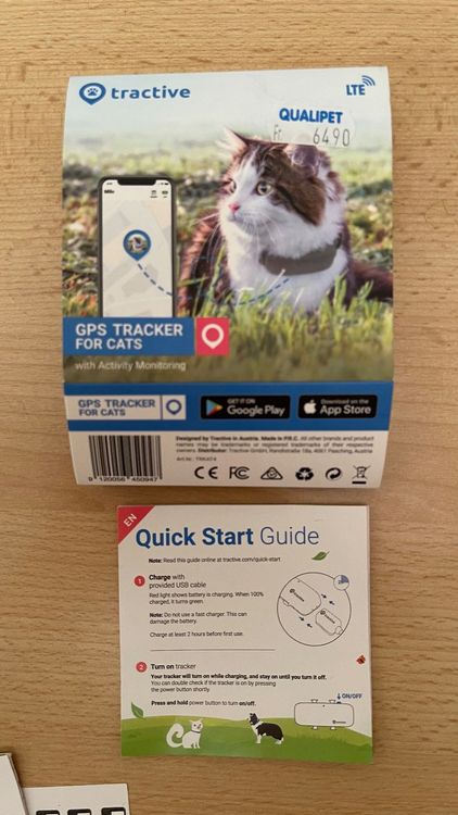 TRACTIVE GPS TRACKER FOR CATS LTE Neu/NP65CHF (Neu (gemäss Beschreibung ...