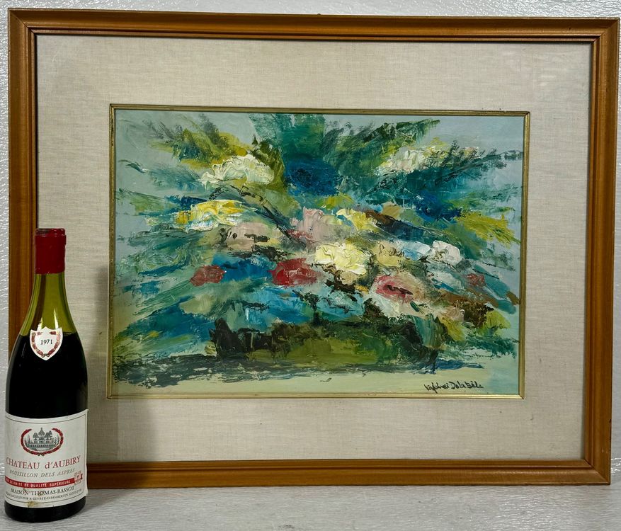 Abstrakte Stilleben Gemälde Signiert/Verso. Beschriftet (Gebraucht) in Root für CHF 10 – mit ...