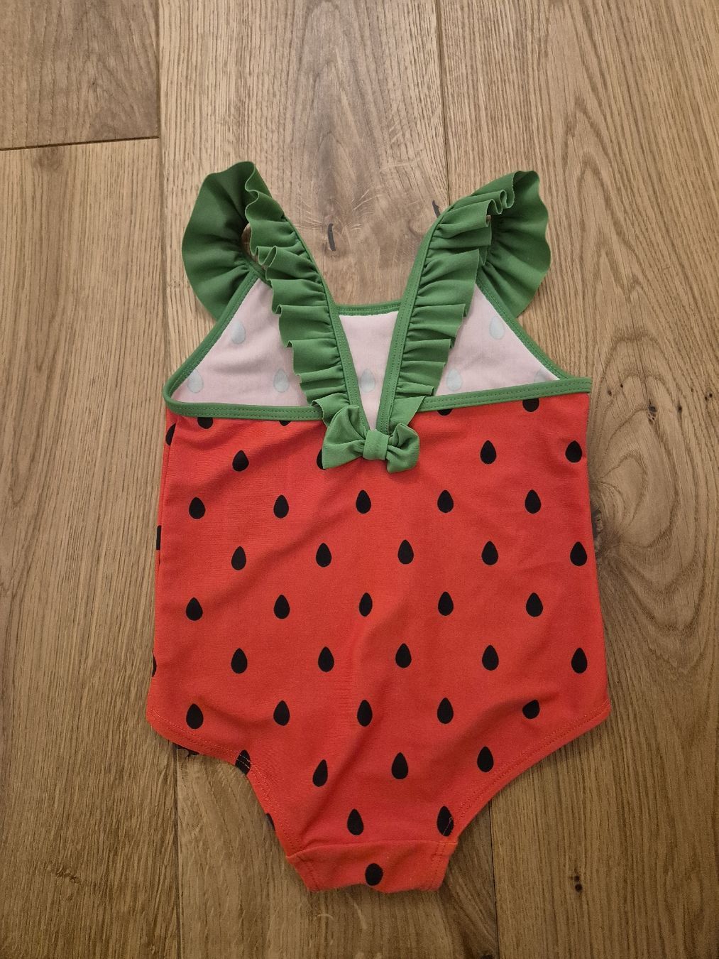 Badeanzug Erdbeer-Muster Gr. 74/80 H&M, Top Zustand! (Gebraucht) in ...