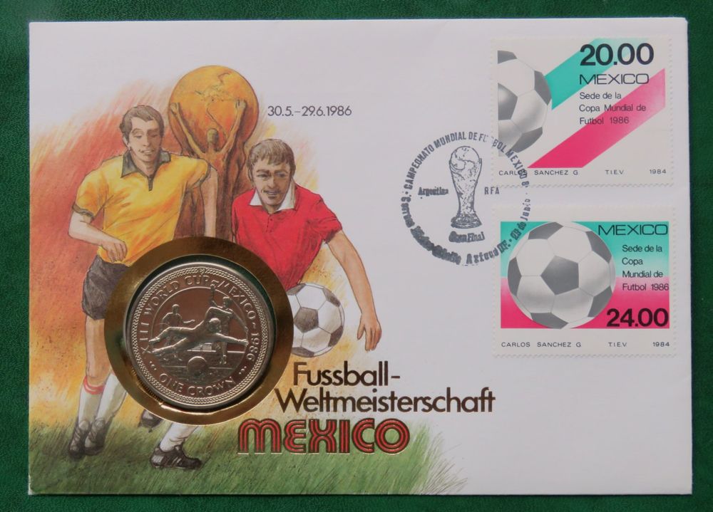 Münzbrief Fussball Weltmeisterschaft Mexico 1986 | Kaufen auf Ricardo