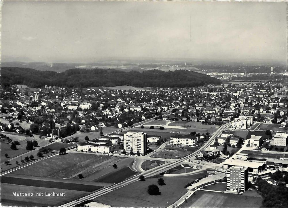Muttenz BL Flugaufnahme Nr.3570 Lachmatt , 1960 (Gebraucht) in ...