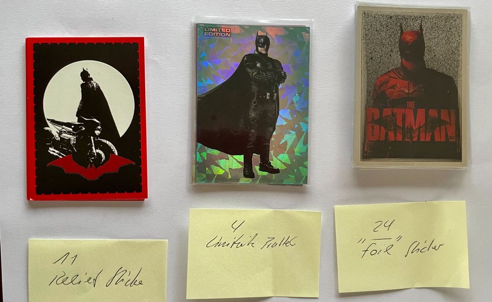 Batman Sticker Sammlung 39 Stk. Relief, Limited, Foil! | Kaufen auf Ricardo