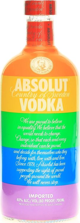 Absolut Vodka Pride, Limited Edition (Neu und originalverpackt) in St ...