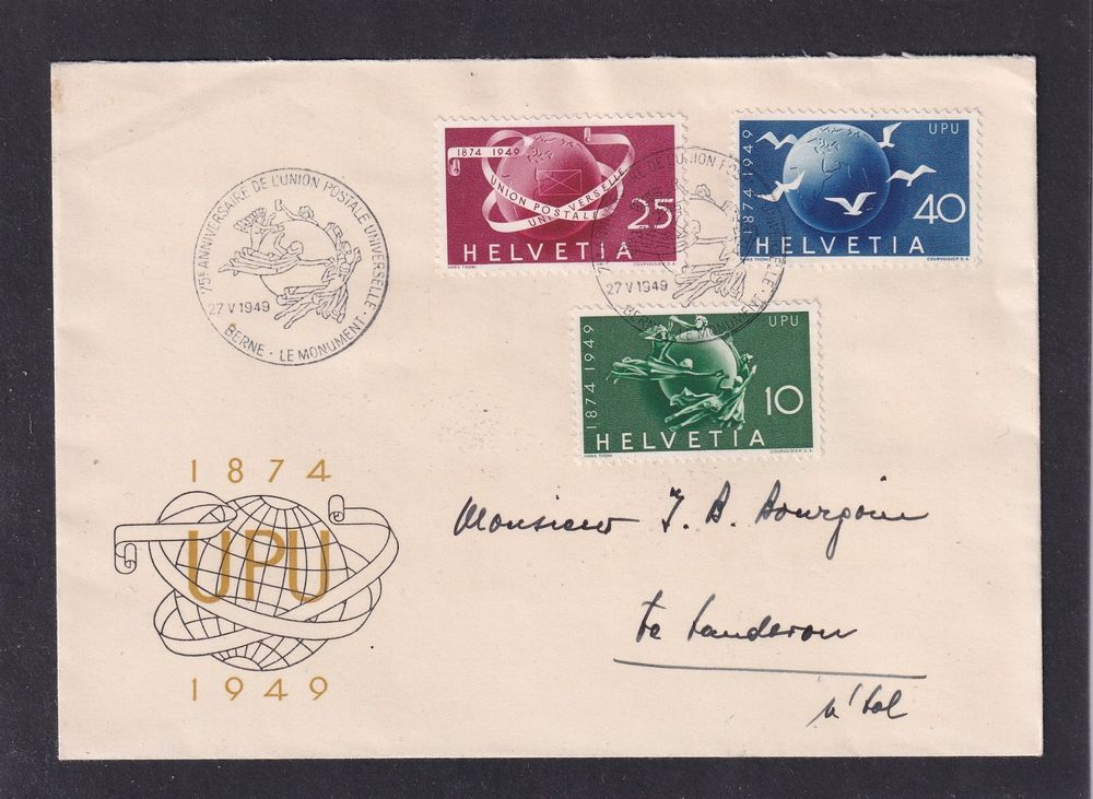 75 ans UPU - Le monument Berne 1949 | Kaufen auf Ricardo