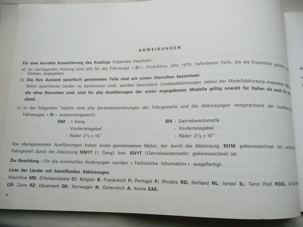 PIAGGIO MOFA SI ERSATZTEILKATALOG 1979 MOTOR WIE CIAO CBA GI | Kaufen ...