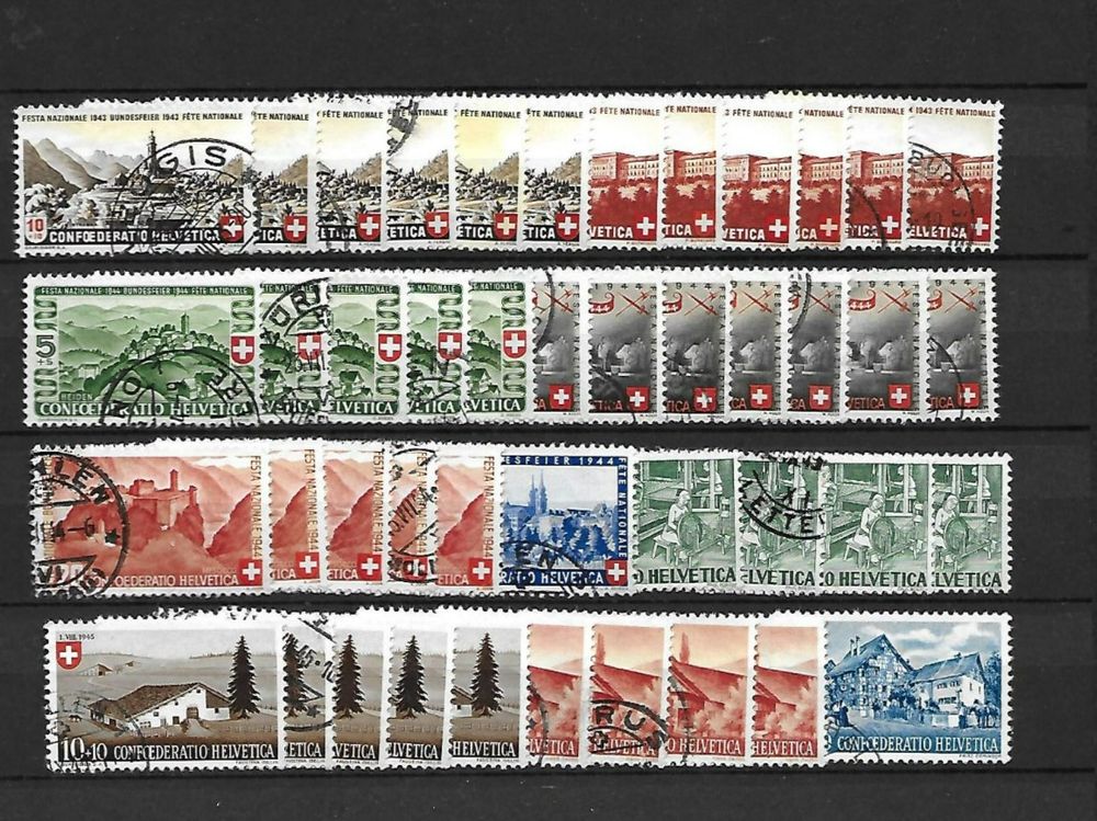 PP gest.Restlot 1943 - 1945 Kat: CHF 163.- | Kaufen auf Ricardo