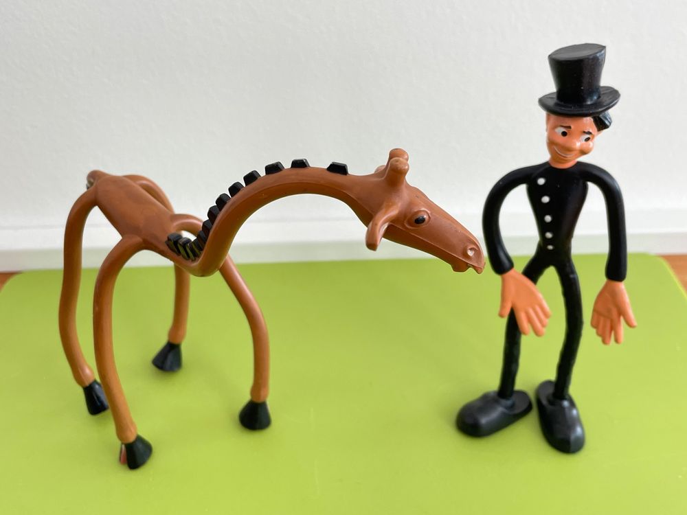 2x Biegefigur Bendy Figur Kaminfeger & Giraffe Schleich 60er | Acheter ...