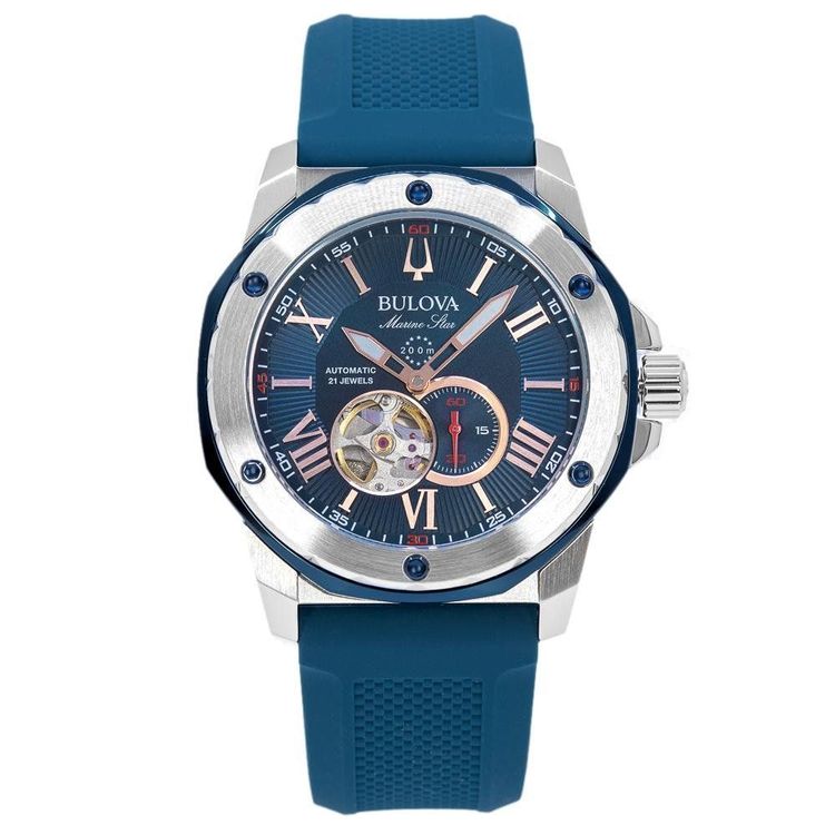 Bulova 98A282 Marine Star Blue Dial (Neu und originalverpackt) in ...