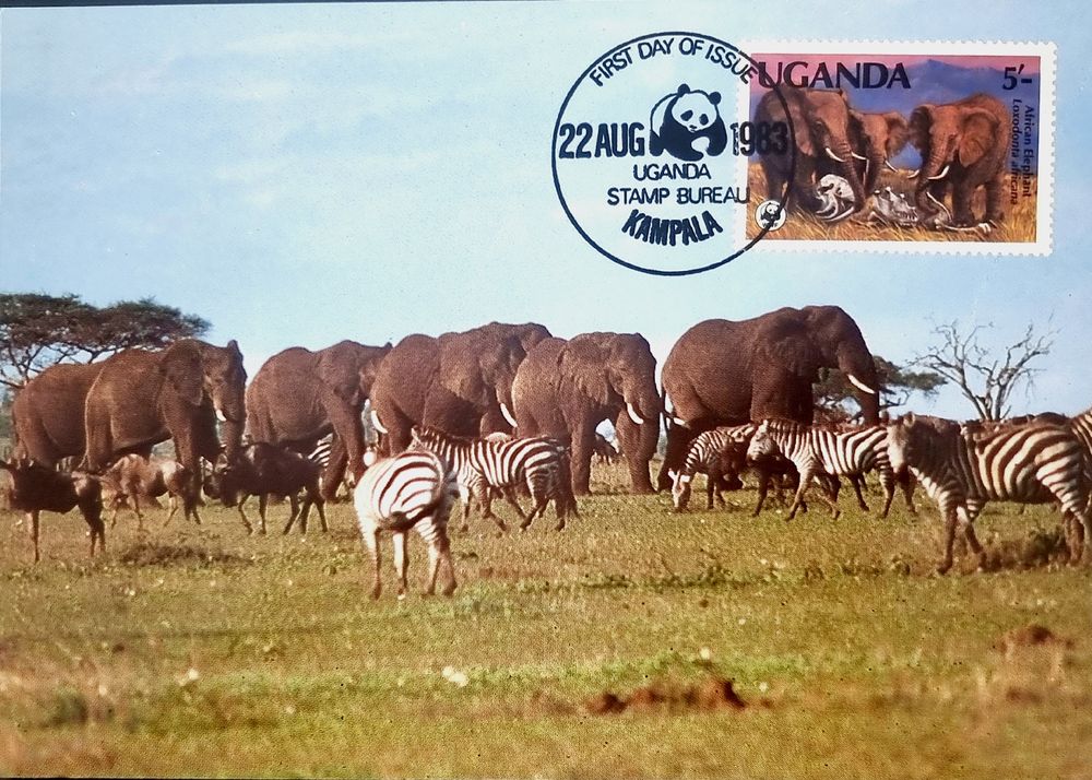 WWF Briefmarkensammlung "Bedrohte Tiere" - Rarität!🐅🐘 52 (Gebraucht) in ...