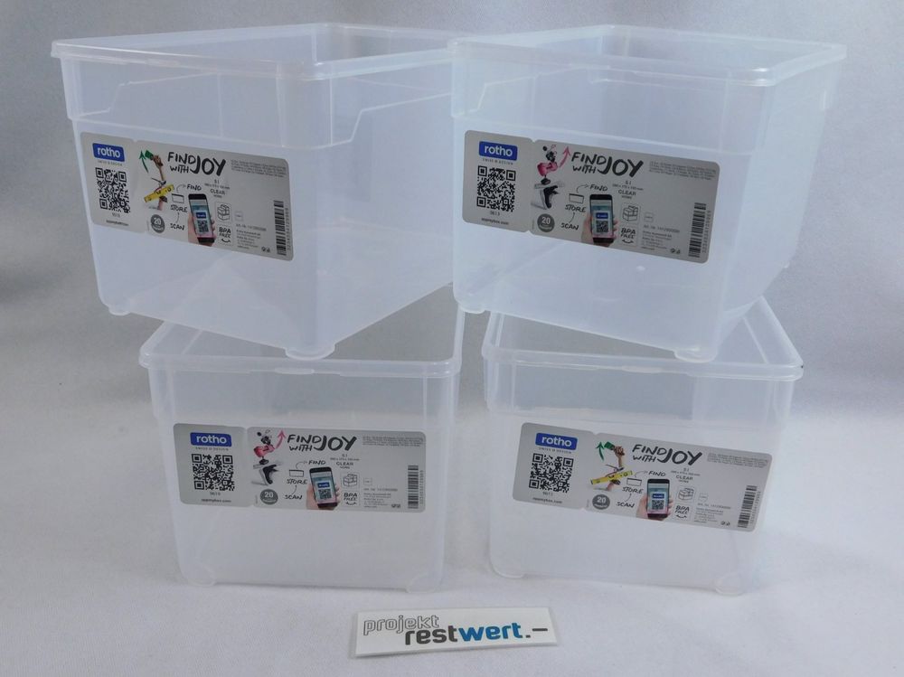 Aufbewahrungsbox 4er set von ROTHO | Kaufen auf Ricardo