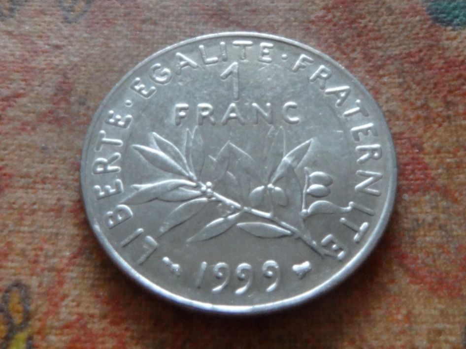 FRANCE 1 Franc 1999 (P) (D'occasion) à Romanel-sur-Lausanne pour CHF 2 – avec livraison ...