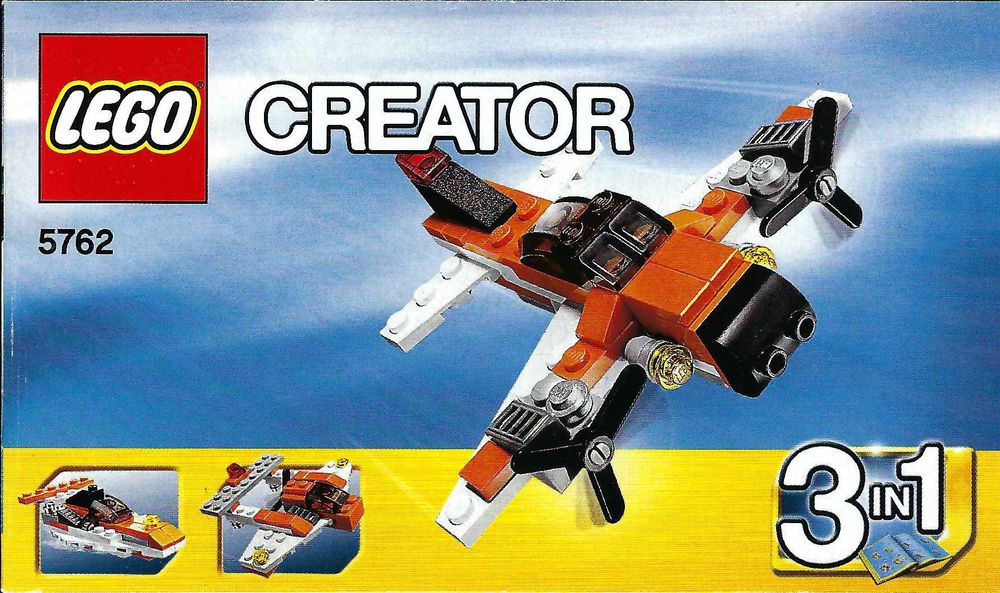 LEGO® 5762 Creator 3 in 1 - MiniPlane / UL Plane / Speedboat (Neu ...