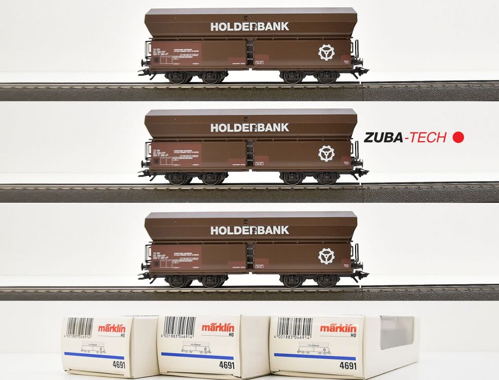 3x Märklin 4691 Selbstentladewagen der SBB H0 WS mit OVP (Gebraucht) in ...