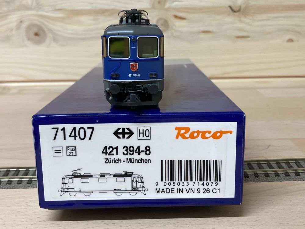 ROCO 71407 RE 421 394-8, SBB; Zürich - München, Gleichstrom (Neu ...