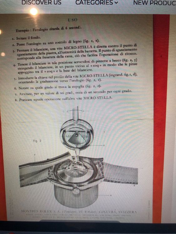 Micro stella Rolex années 60 outil breveté (Gebraucht) in Genthod für ...