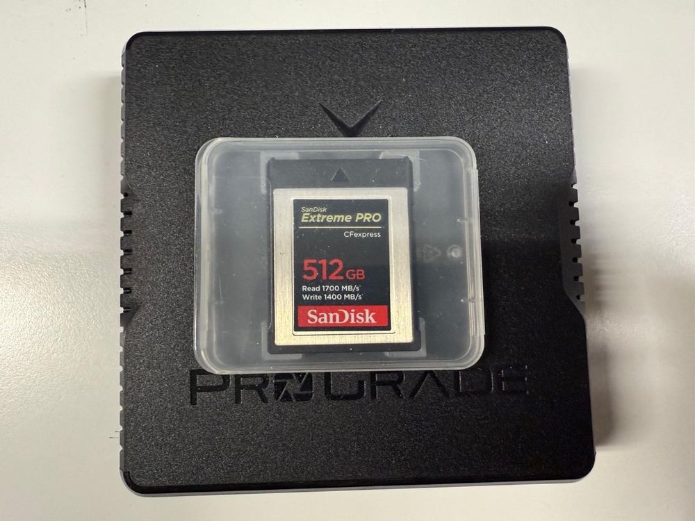 Prograde CFexpress card reader (PG04) + 512gb card (Neu (gemäss ...