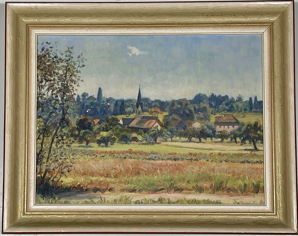 Landschaft Gemälde unleserlich Signiert (Gebraucht) in Root für CHF 15 – mit Lieferung auf ...